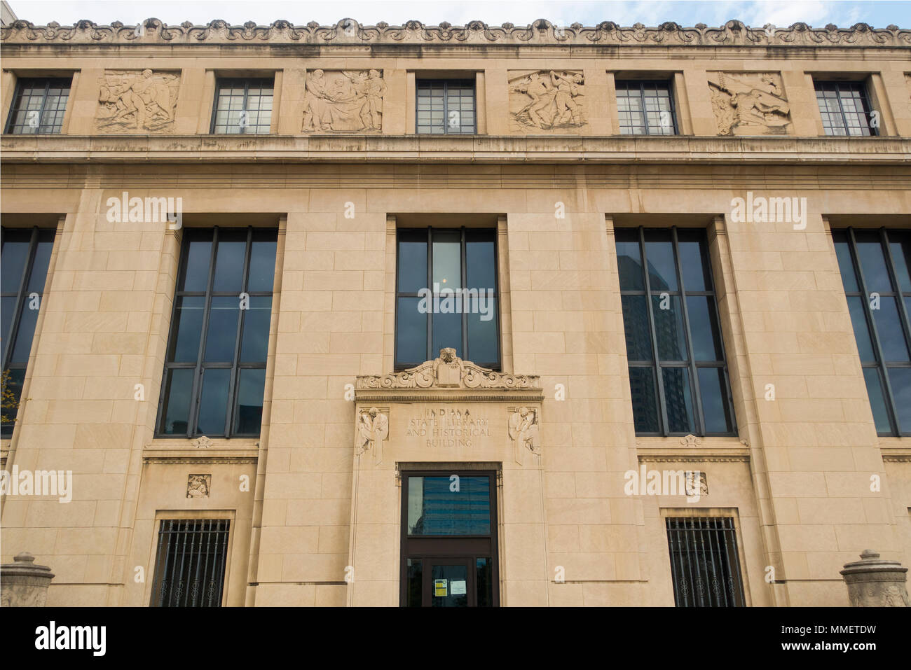 Indiana State Library Indianapolis Stock Photo - Alamy