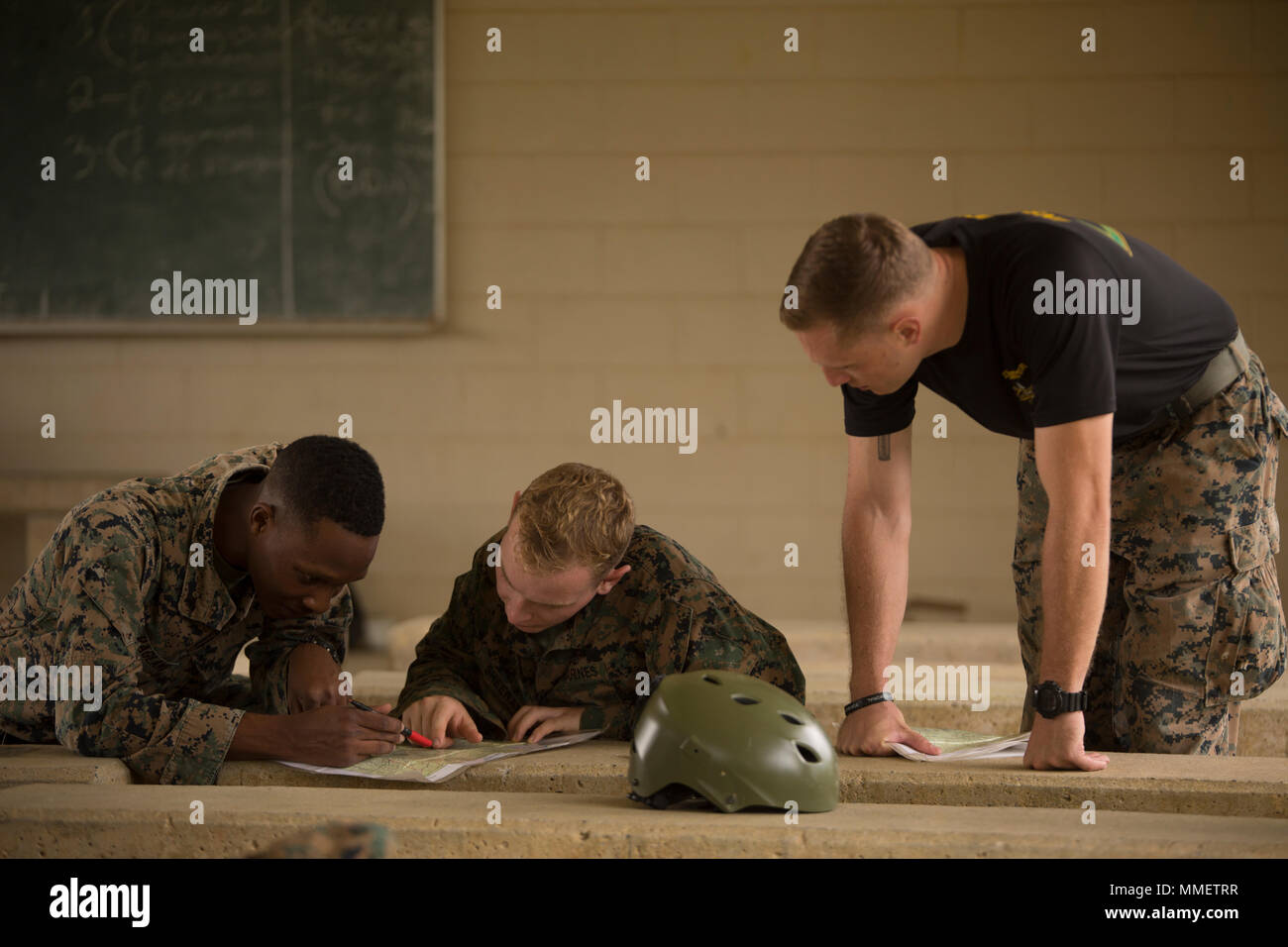 U.S. Marines with 2nd Battalion, 1st Marines, forward deployed to 3rd ...