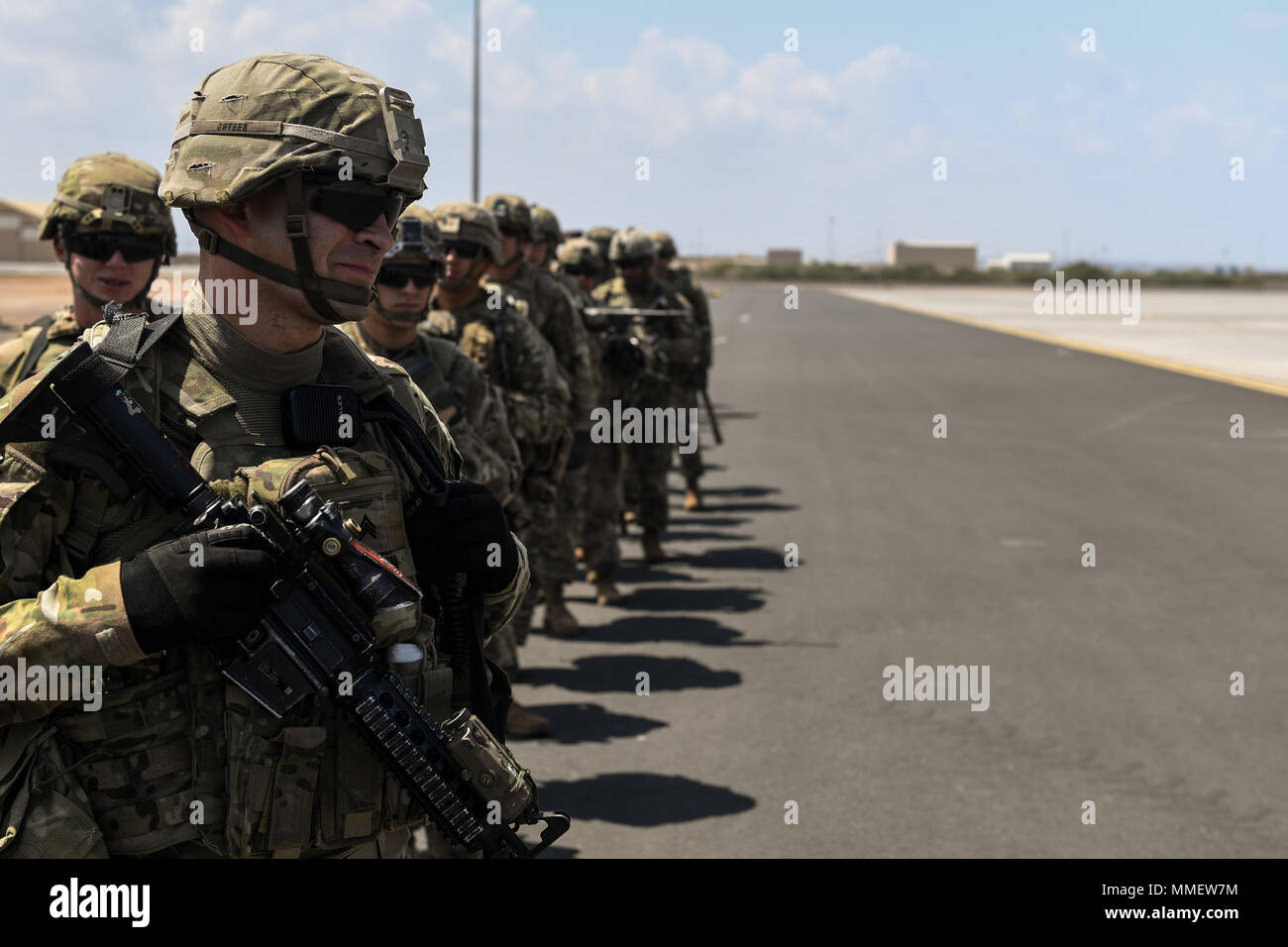 U.S. Army Soldiers assigned to Combined Joint Task Force-Horn of Africa ...