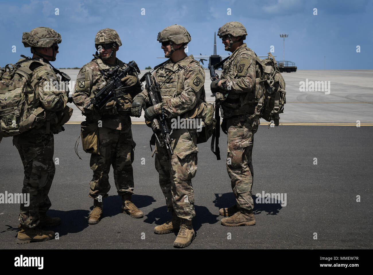 U.S. Army Soldiers assigned to Combined Joint Task Force-Horn of Africa ...