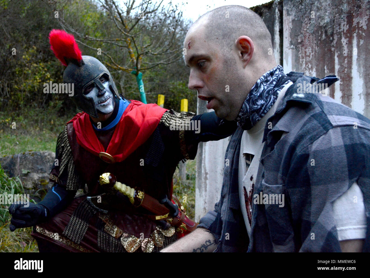 Undead Soldiers from the 1st Battalion, 4th Infantry Regiment prepare ...