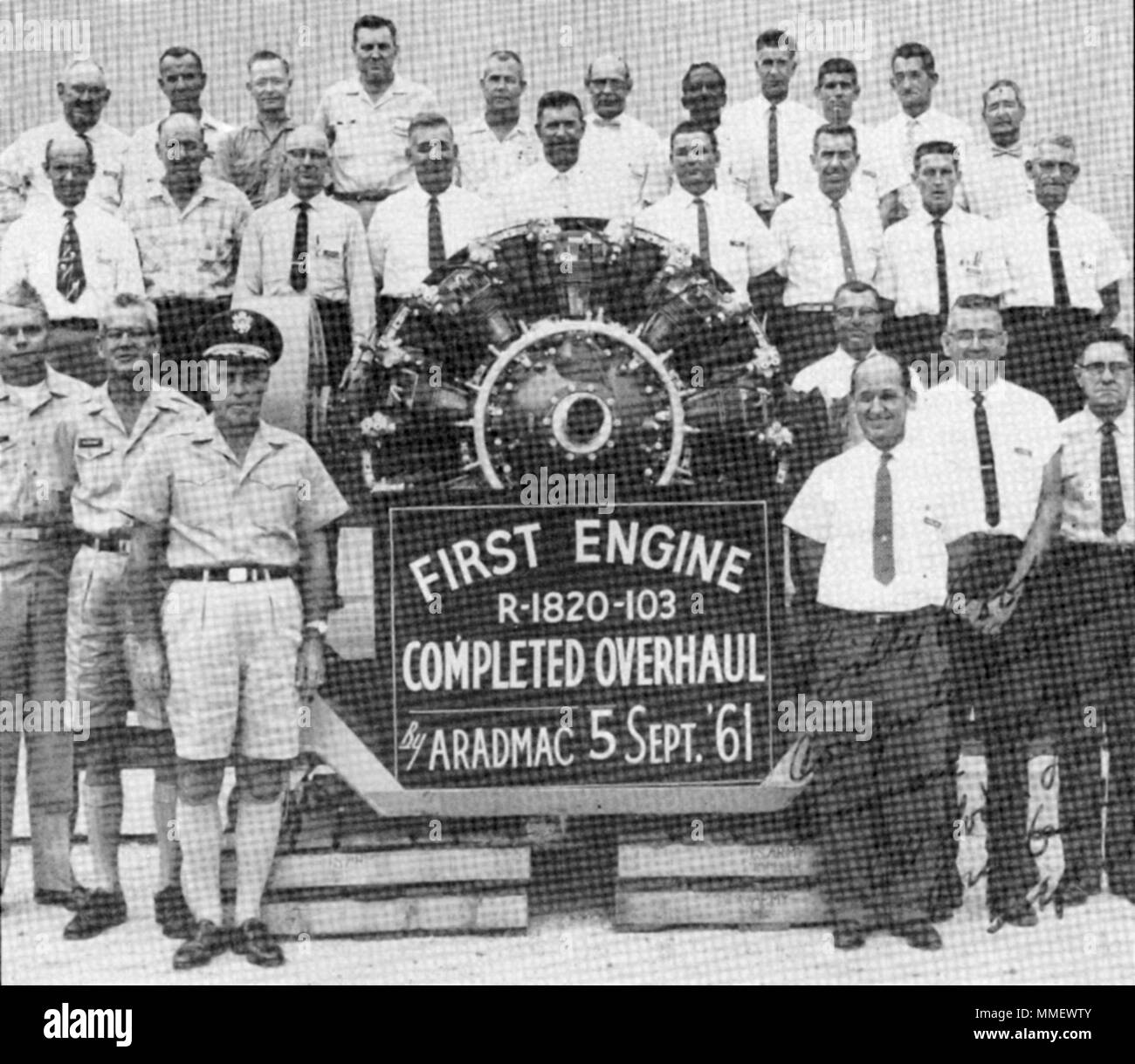 First Completed Engine Overhaul, ARADMAC, 9-5-1961 (today's Corpus ...