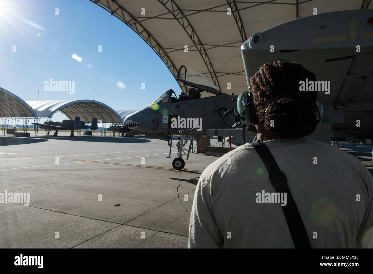 Airman 1st Class Tori Payne, 74th Aircraft Maintenance Unit crew chief ...