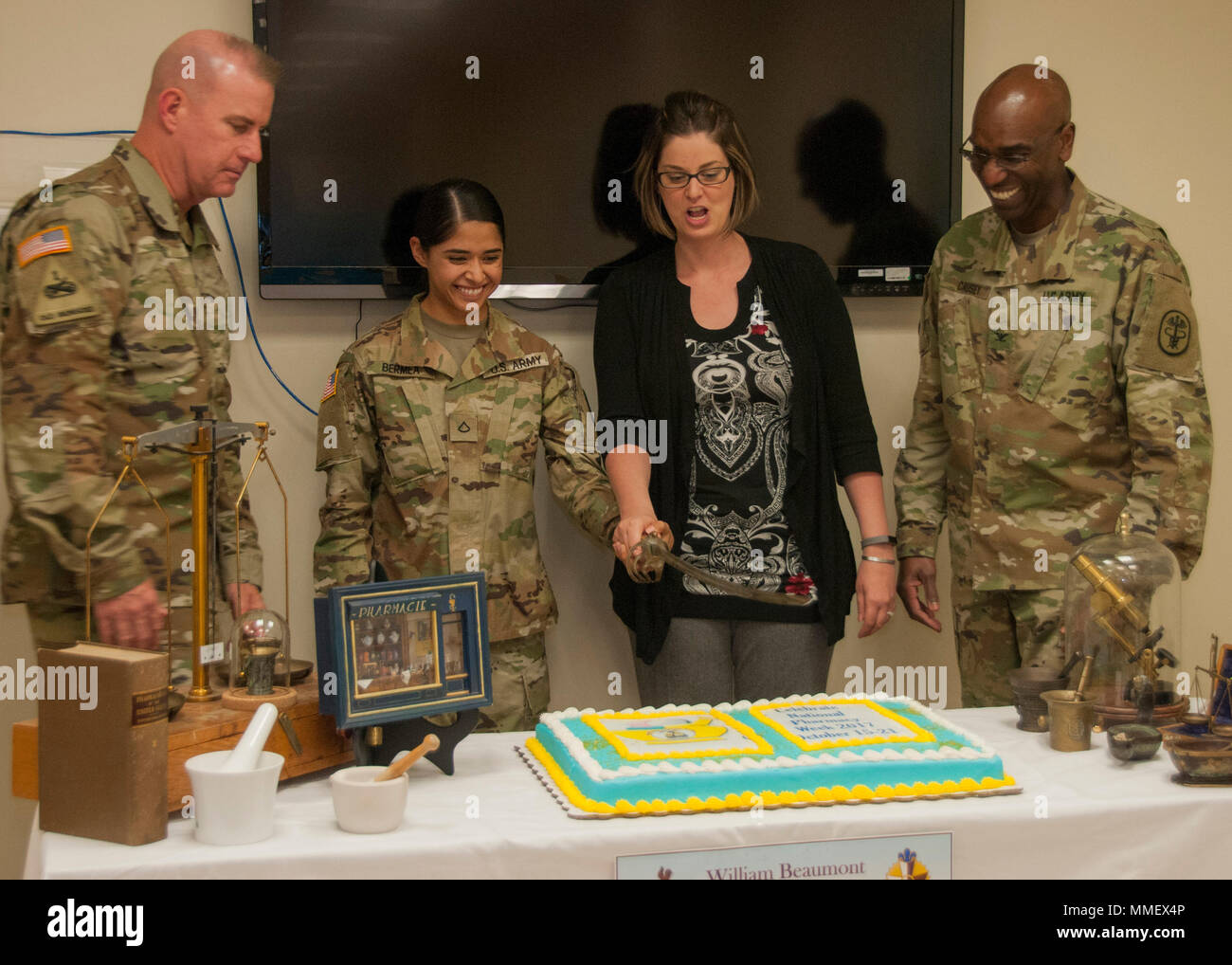 (From Left) Col. Erik Rude, commander, William Beaumont Army Medical ...