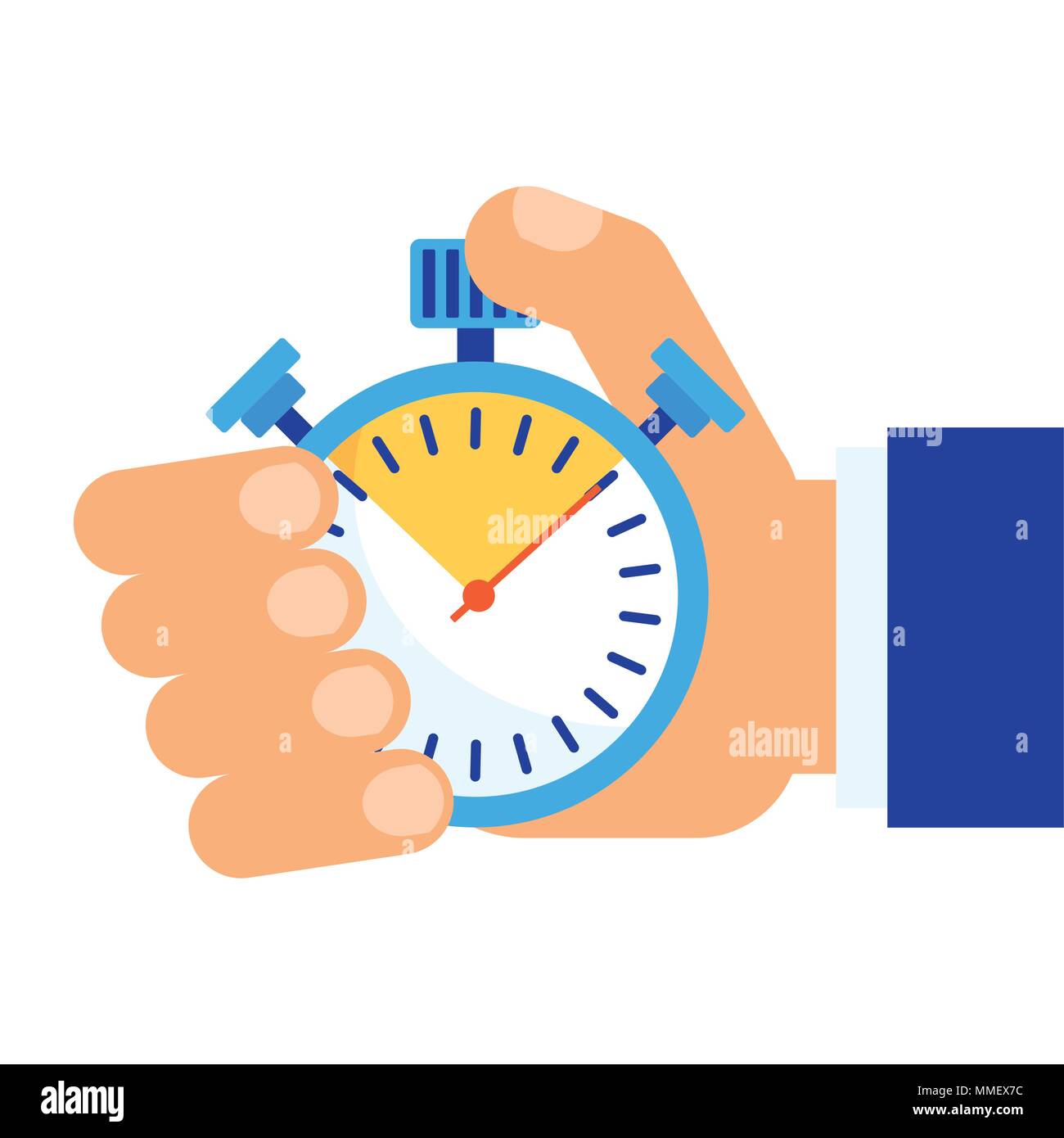 Start stopwatch Stock Vector Images - Alamy
