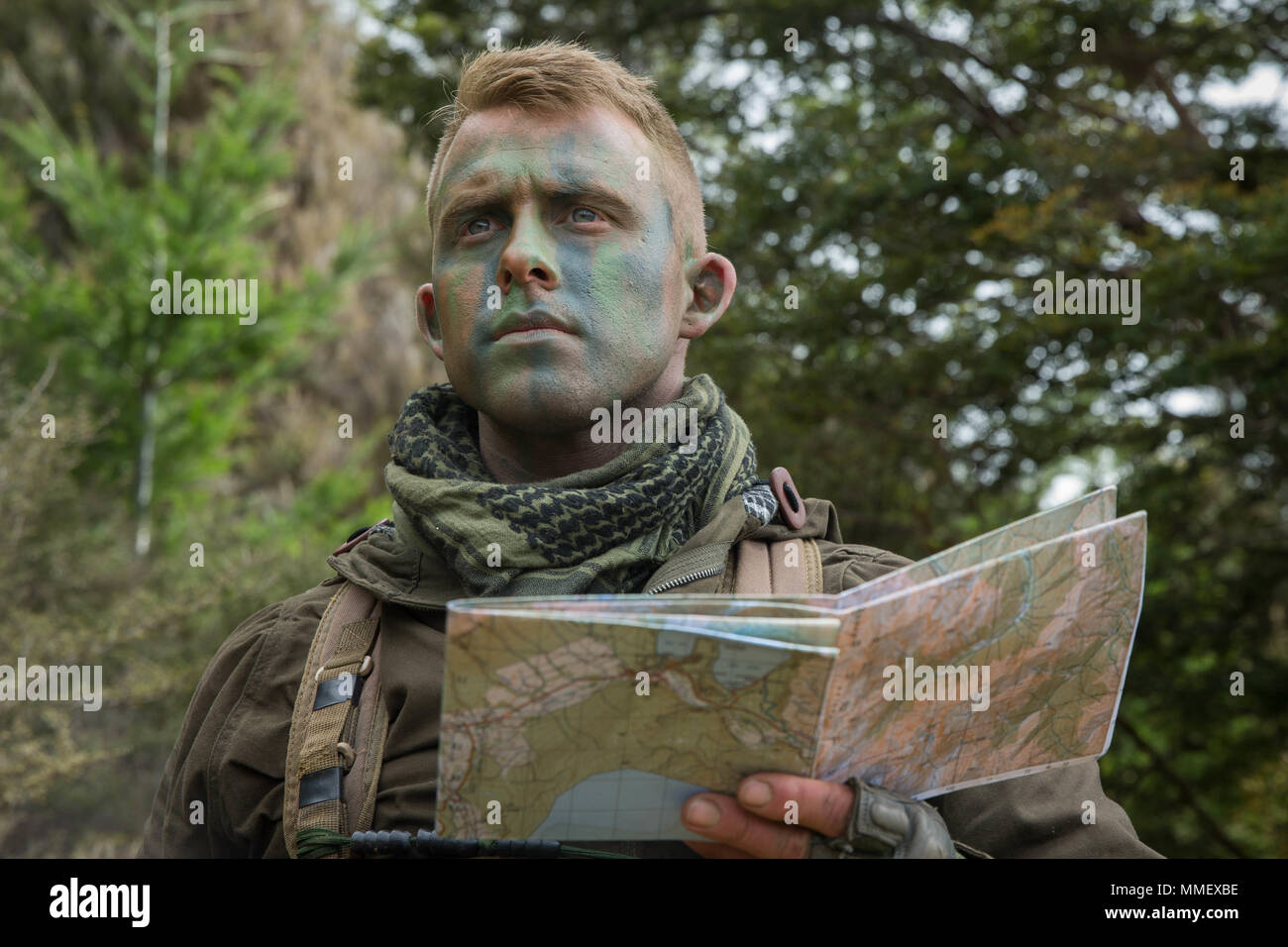 New Zealand Army Lance Cpl. Piquet Lawson, a reconnaissance soldier ...