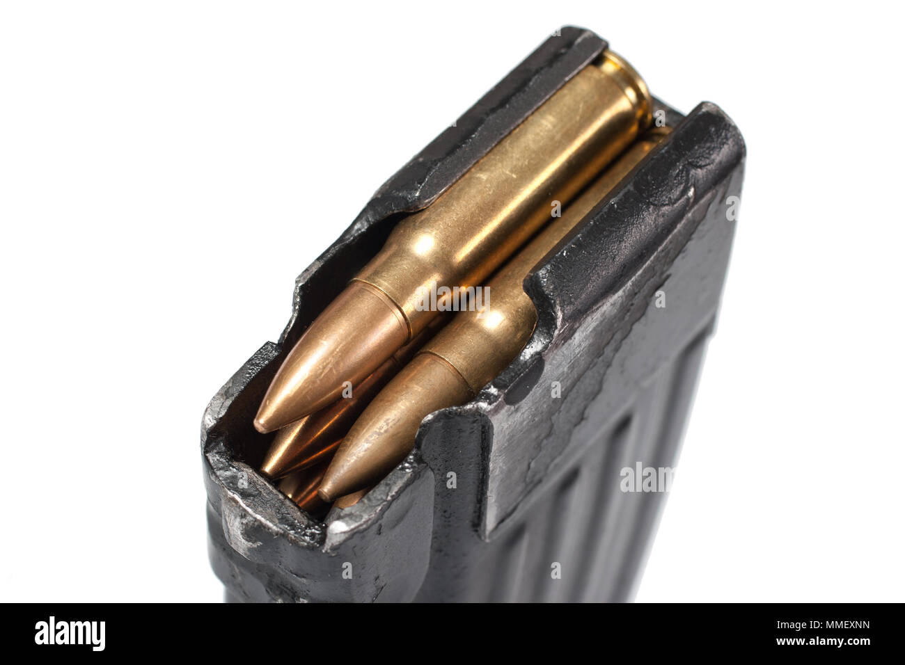 gun magazin with ammo Stock Photo - Alamy