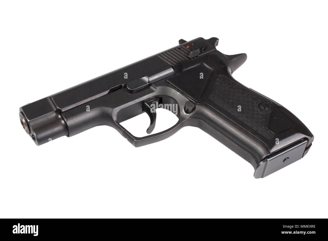 hand gun isolated on white background Stock Photo - Alamy