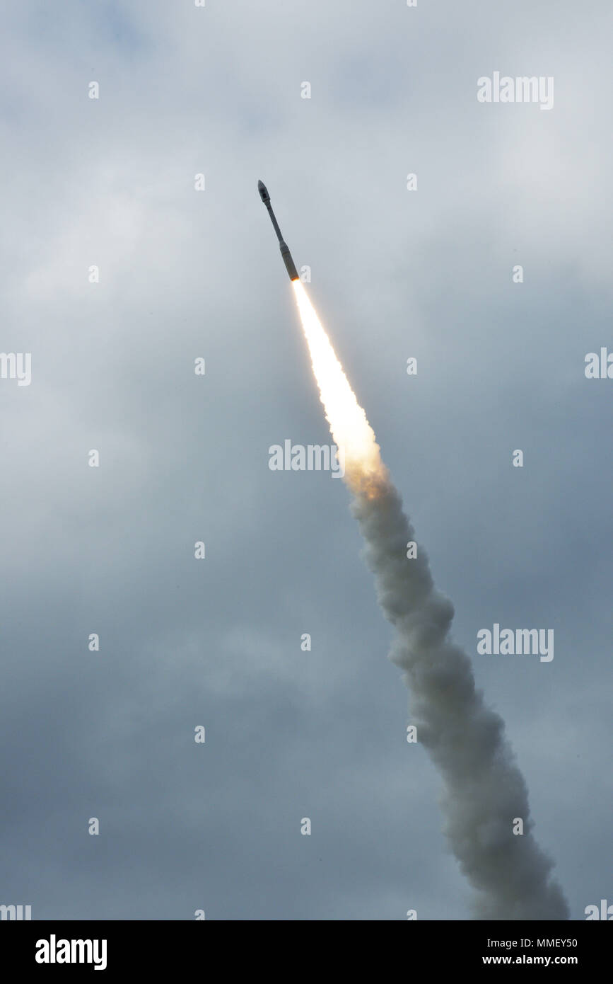 The Orbital ATK Minotaur-C rocket, carrying 10 small satellites owned ...