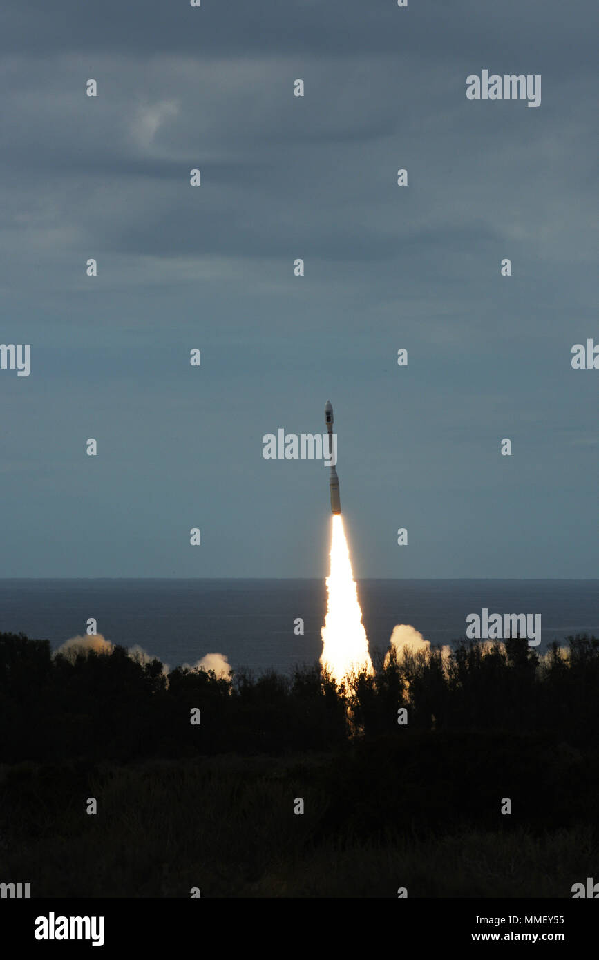 The Orbital ATK Minotaur-C rocket, carrying 10 small satellites owned ...