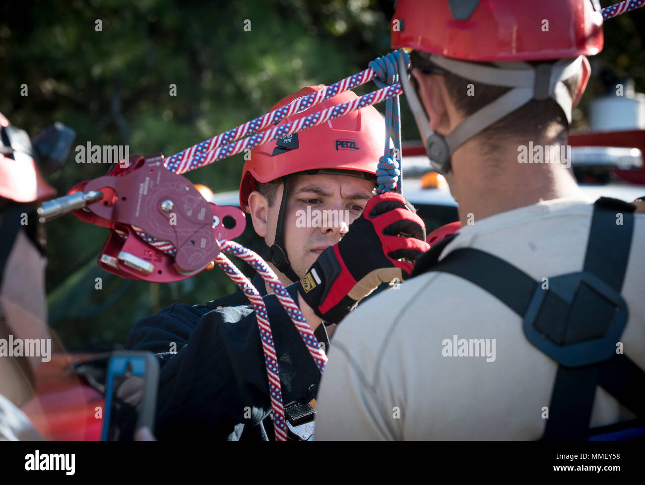 Staff Sgt. Daniel Graham, 4th Civil Engineer Squadron firefighter ...