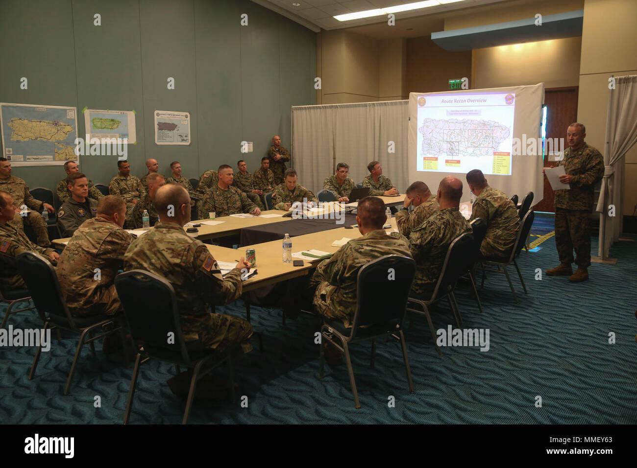 Maj. Jason Hvizdak (right), Combat Logistics Battalion 24 operations ...