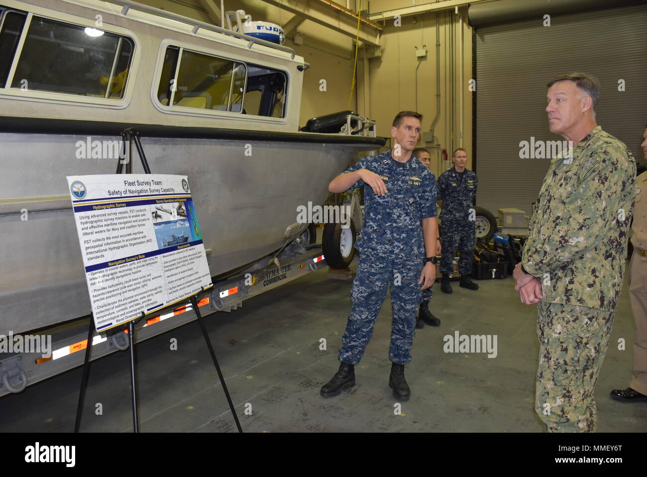 STENNIS SPACE CENTER, Miss. – Lt. Brandon Adams of Fleet Survey Team ...