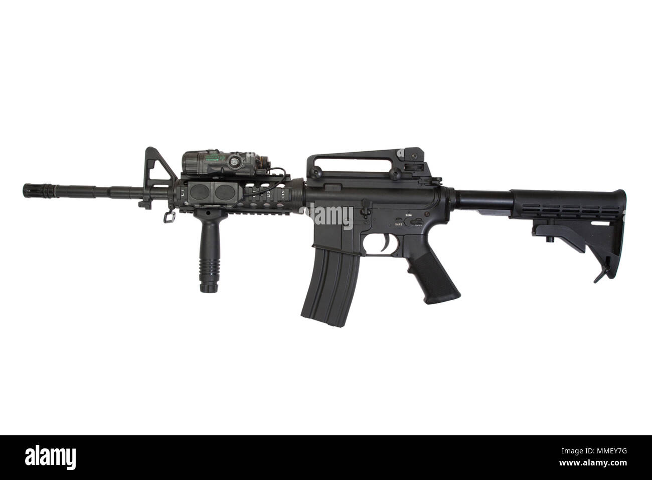 M4A1 isolated on a white background Stock Photo - Alamy
