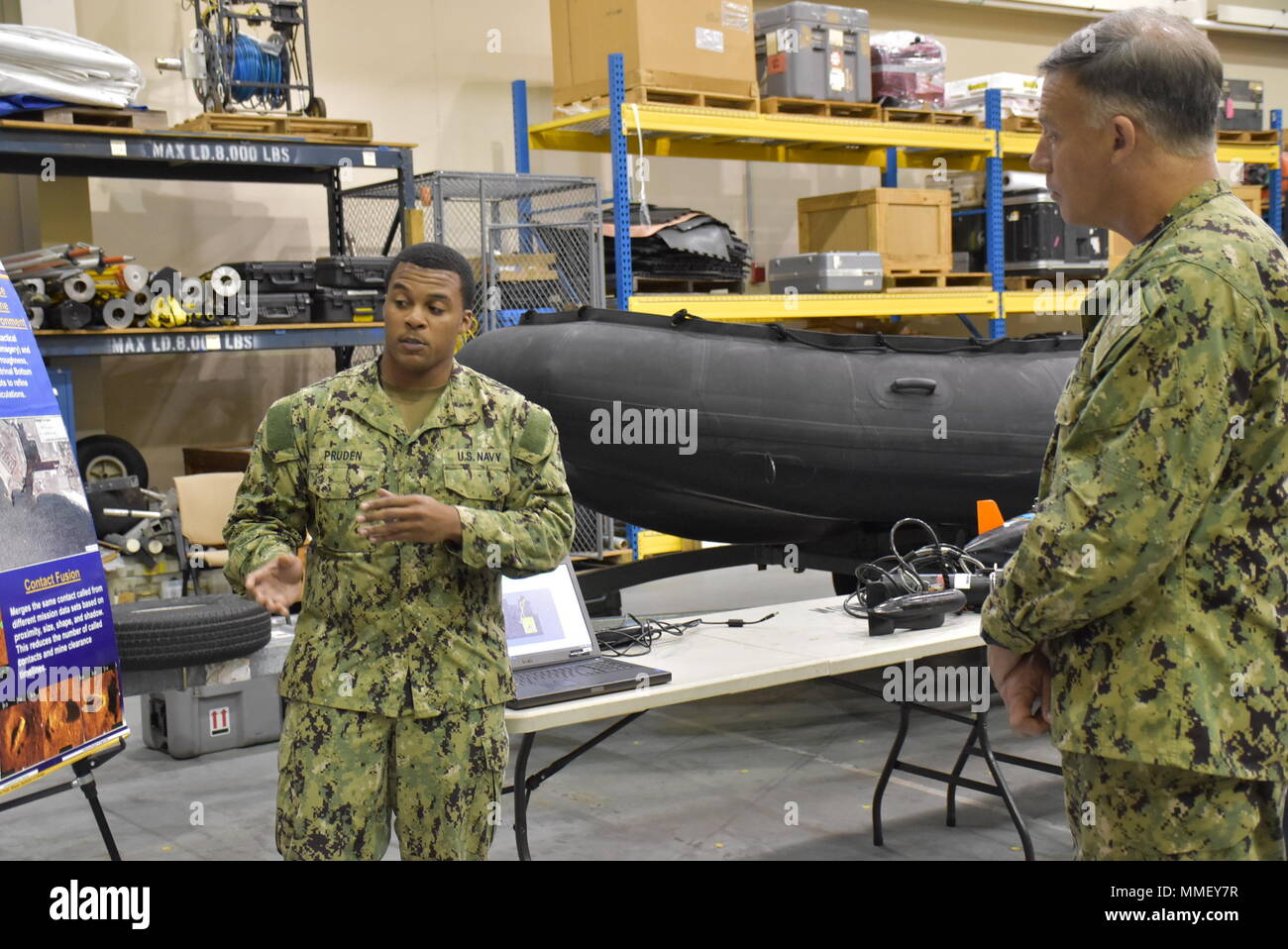 STENNIS SPACE CENTER, Miss. – AGAA William Pruden of Naval Oceanography Mine Warfare Center ...