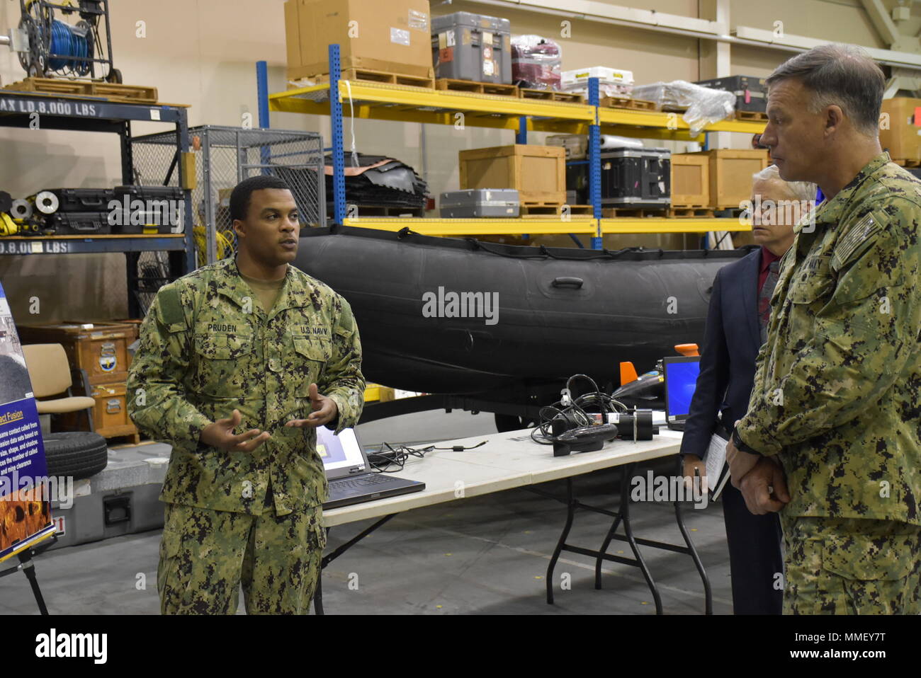 STENNIS SPACE CENTER, Miss. – AGAA William Pruden of Naval Oceanography ...