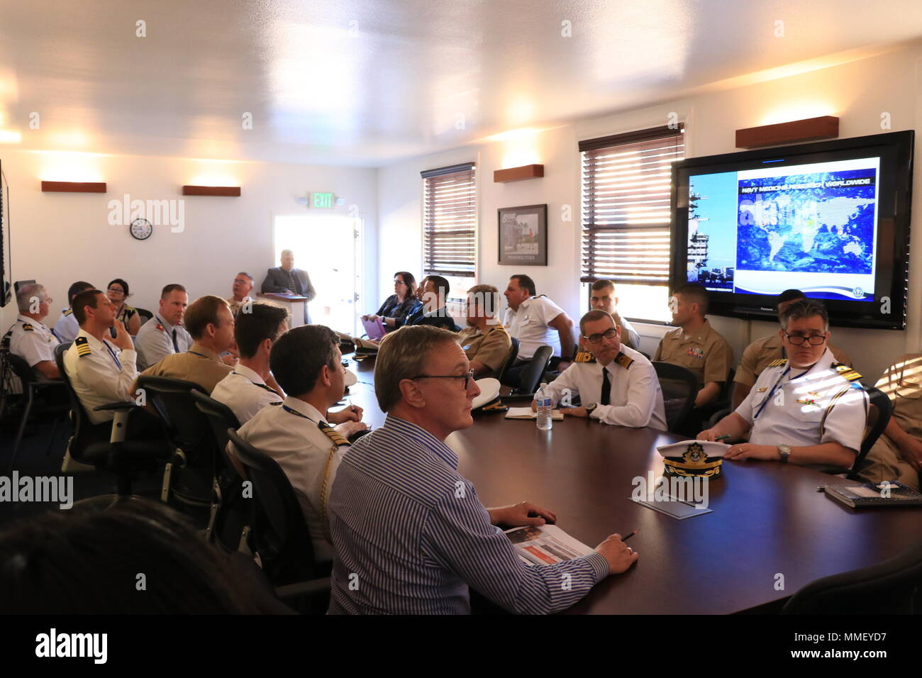 Naval Health Research Center (NHRC) hosts 14 foreign naval attachés and ...