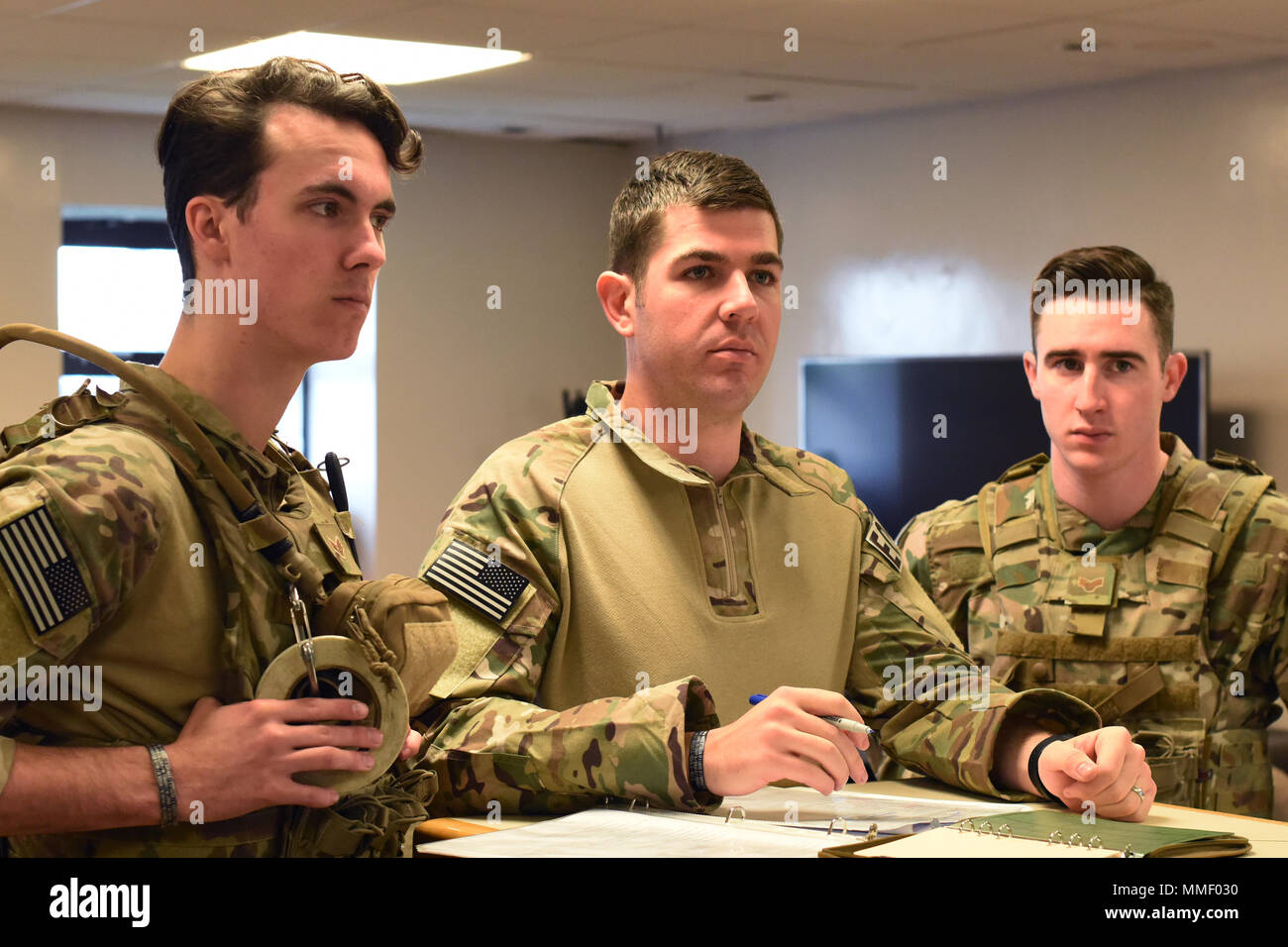 An explosive ordnance disposal team assigned to the 48th Civil Engineer ...