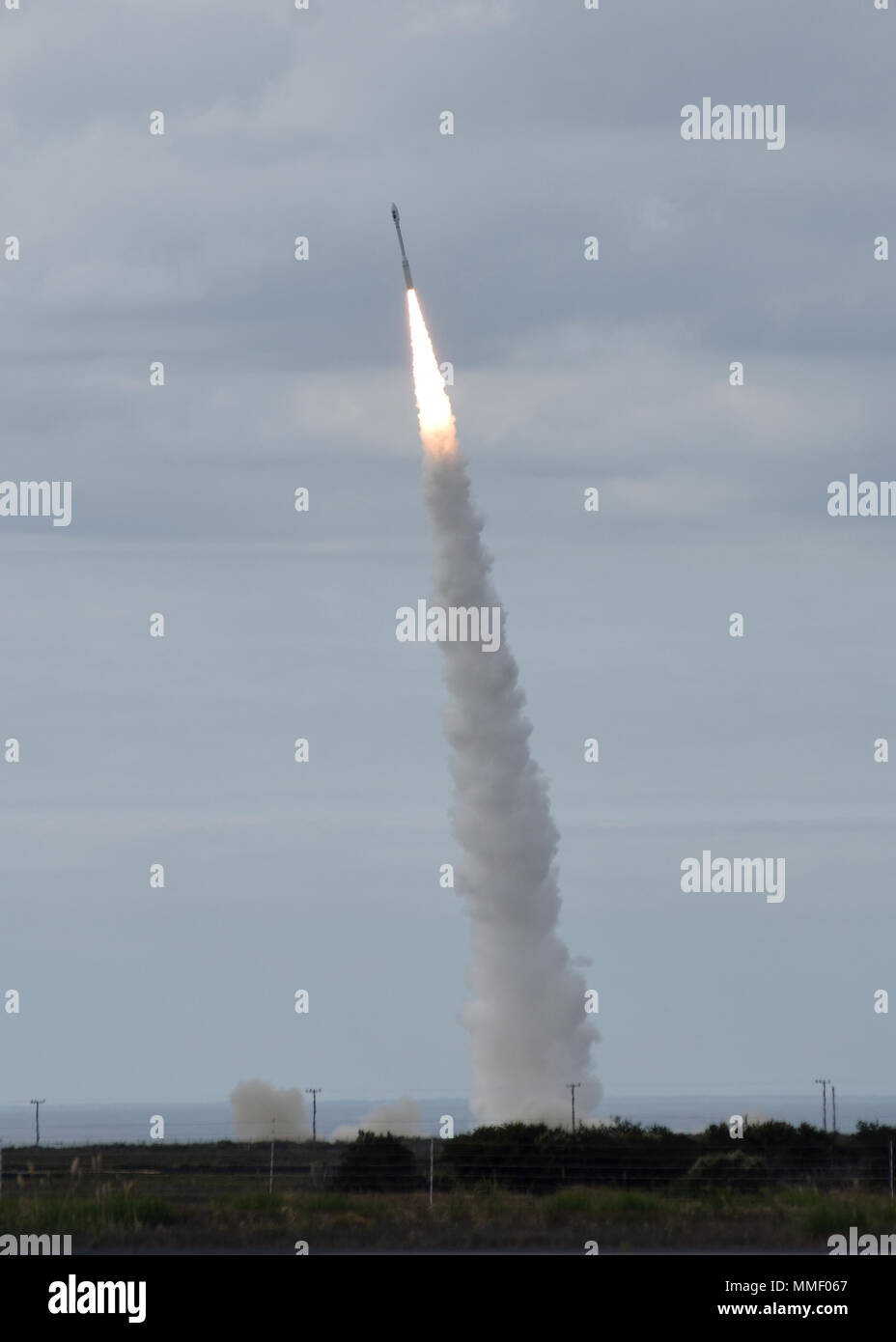 The Orbital ATK Minotaur-C rocket, carrying 10 small satellites owned ...