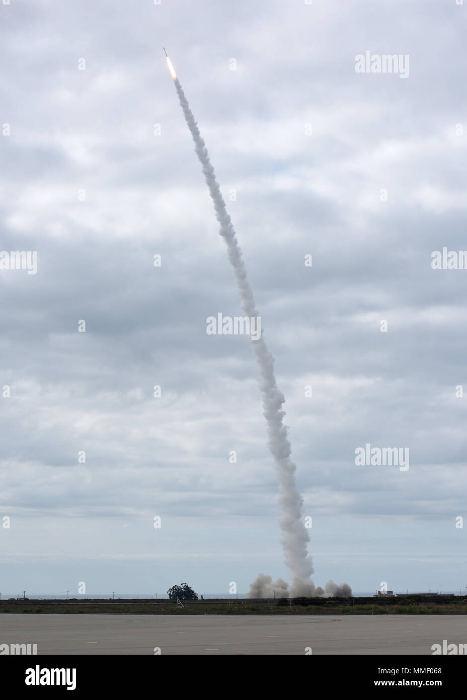 The Orbital ATK Minotaur-C rocket, carrying 10 small satellites owned ...