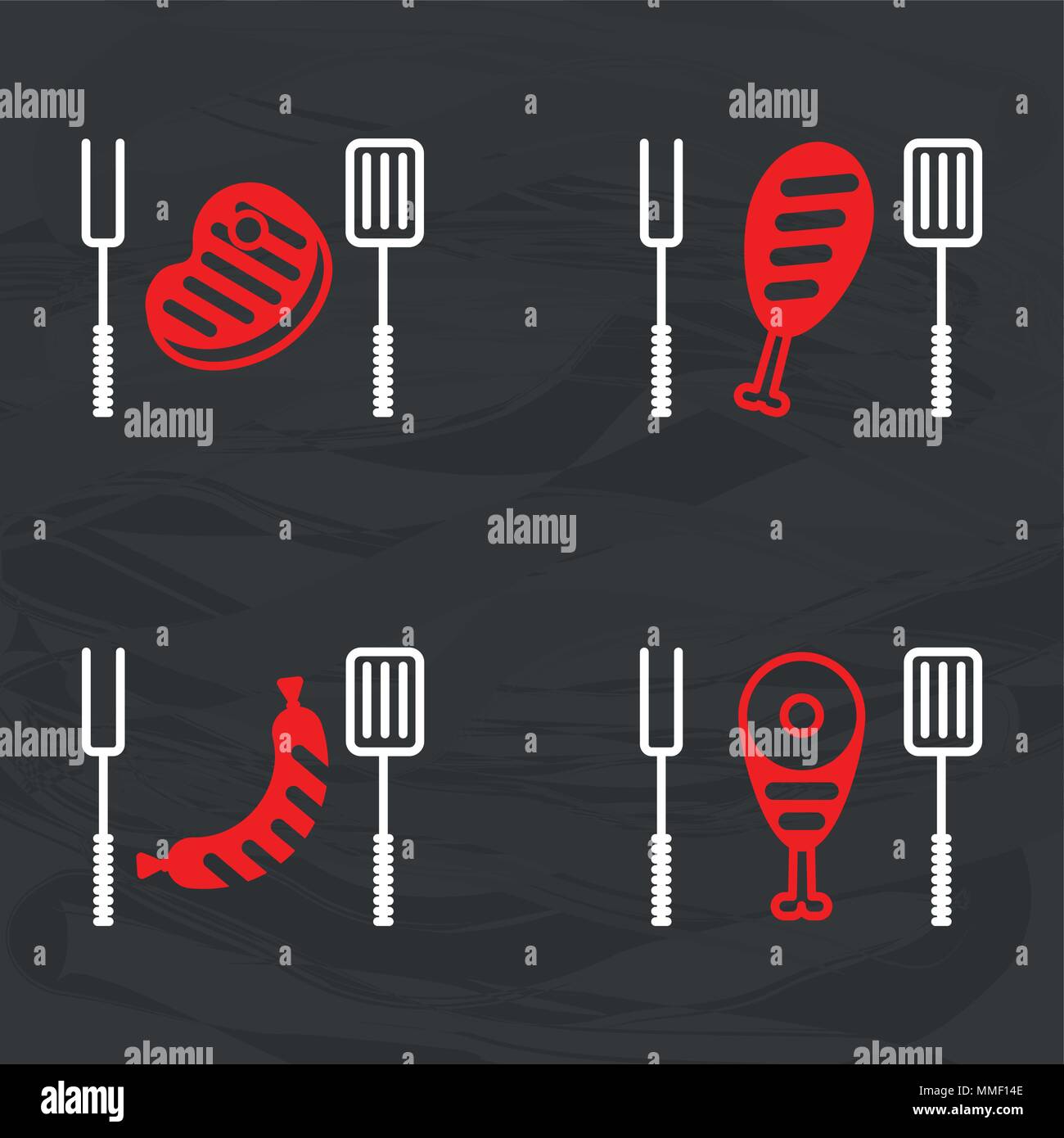 Mobile barbecue Stock Vector Images - Alamy