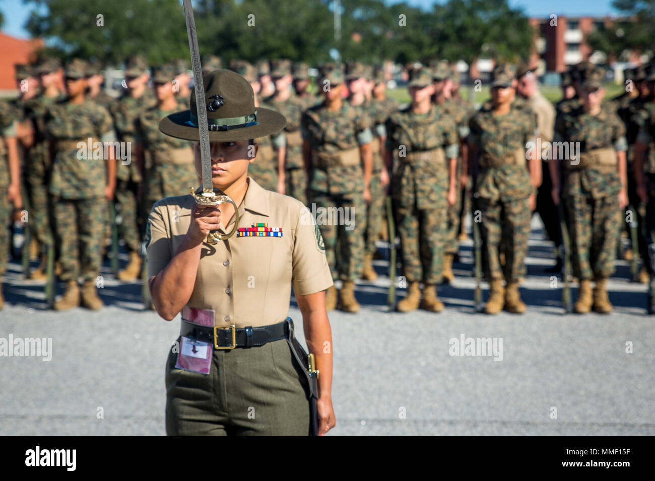 U.S. Marine Corps Staff Sgt. Karen Ballesteros currently serves as a ...