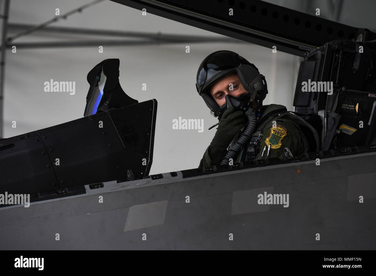 U.S. Air Force 1st Lt. Pen, 94th Fighter Squadron F-22 Raptor pilot ...