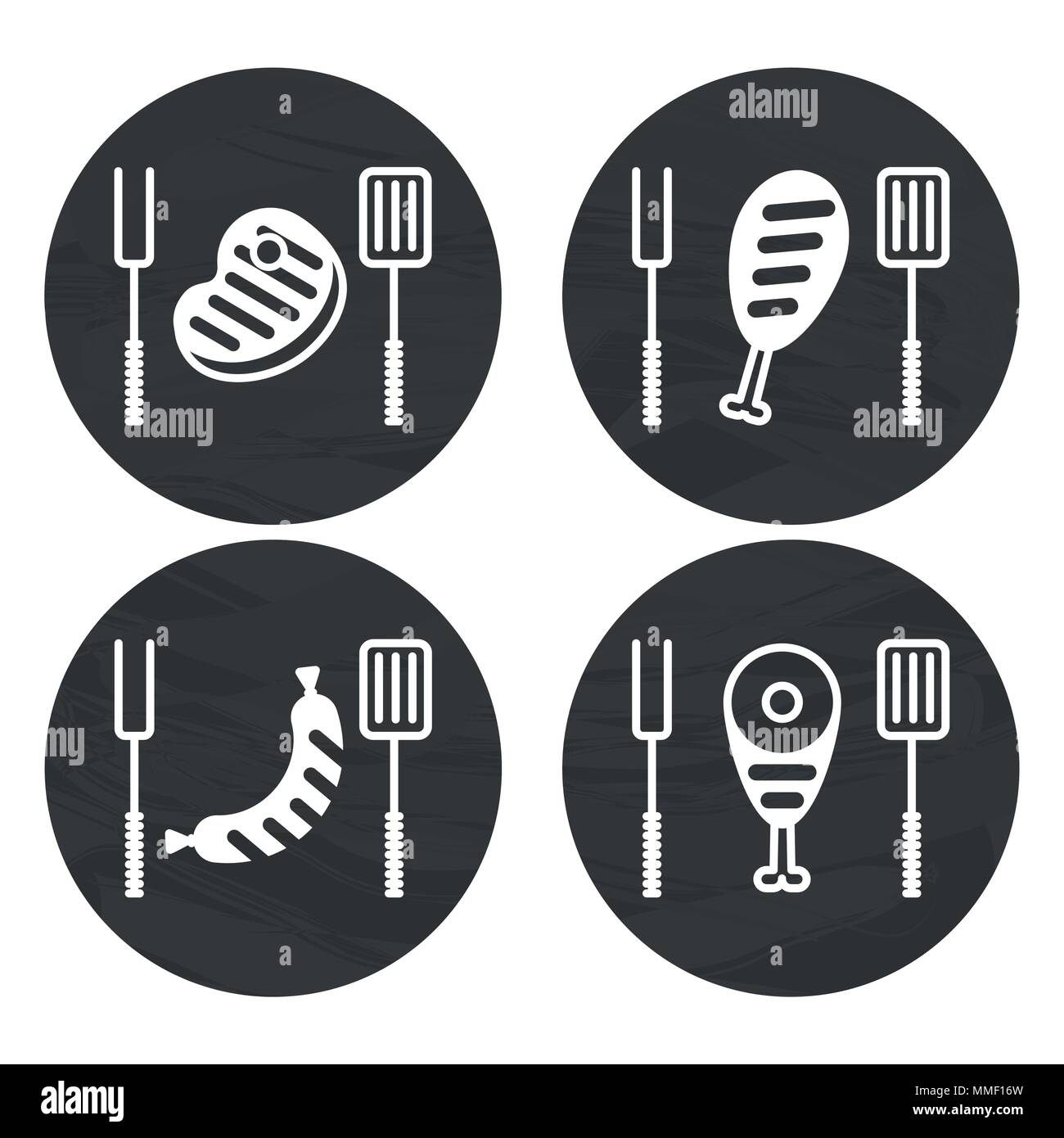 Grill barbecue barbeque sauce Stock Vector Images - Alamy