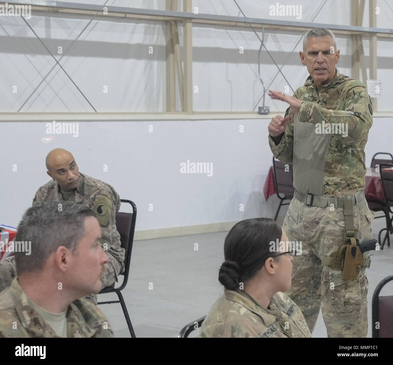 CAMP BUEHRING, Kuwait – Maj. Gen. Victor Braden, 35th Infantry Division ...
