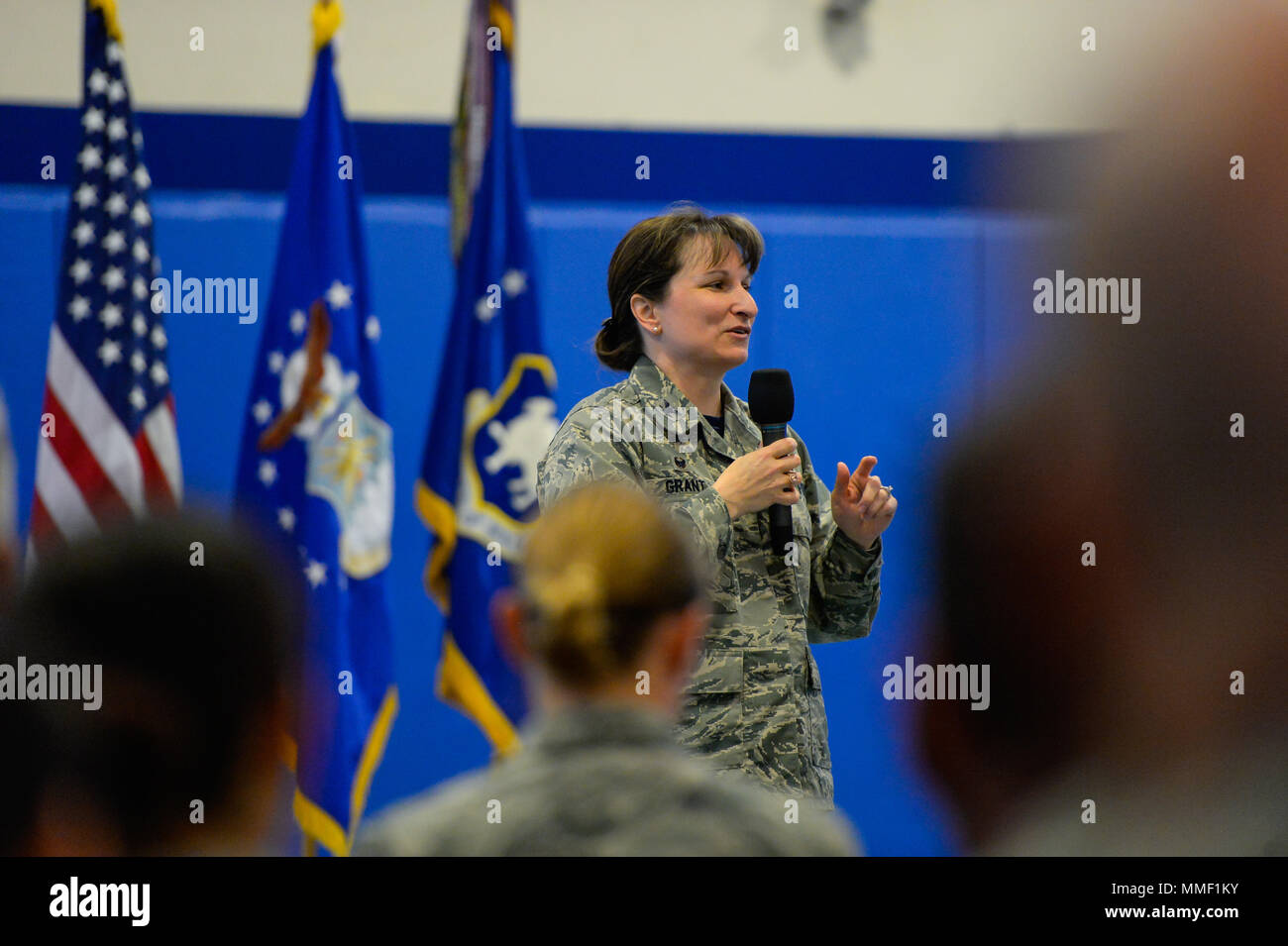 SCHRIEVER AIR FORCE BASE, Colo. -- Col. Jennifer Grant, 50th Space Wing ...