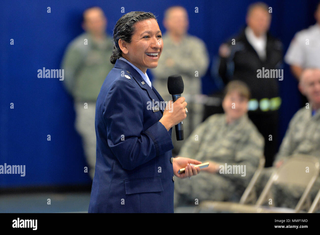 SCHRIEVER AIR FORCE BASE, Colo. -- Lt. Col. Rena Nicholas, 460th ...