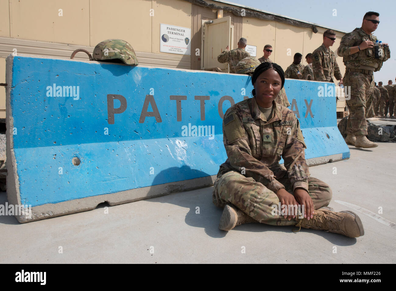 Specialist Princess Simms, a carpenter with the 306th Engineer Company ...