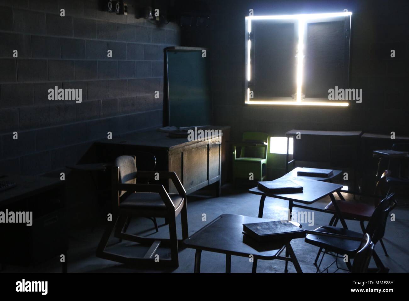 A classroom located at Fort Stewart’s Colmar range was used as a ...