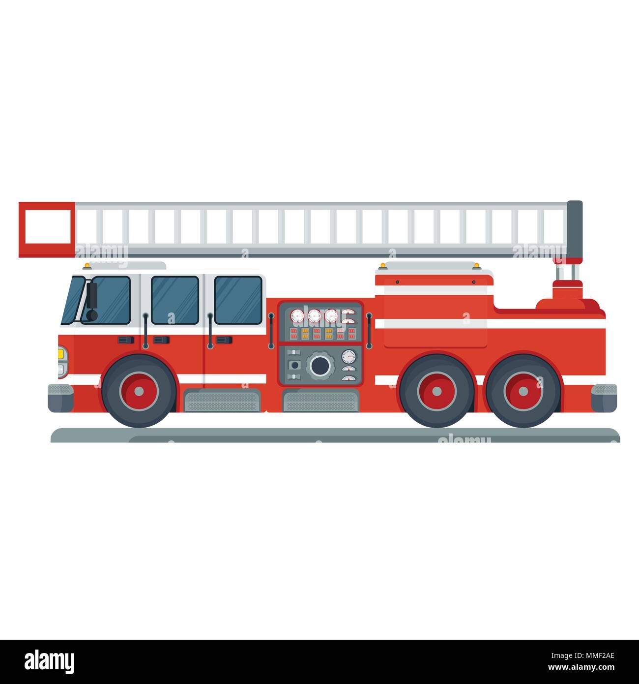 Fire and ambulance station Stock Vector Images - Alamy
