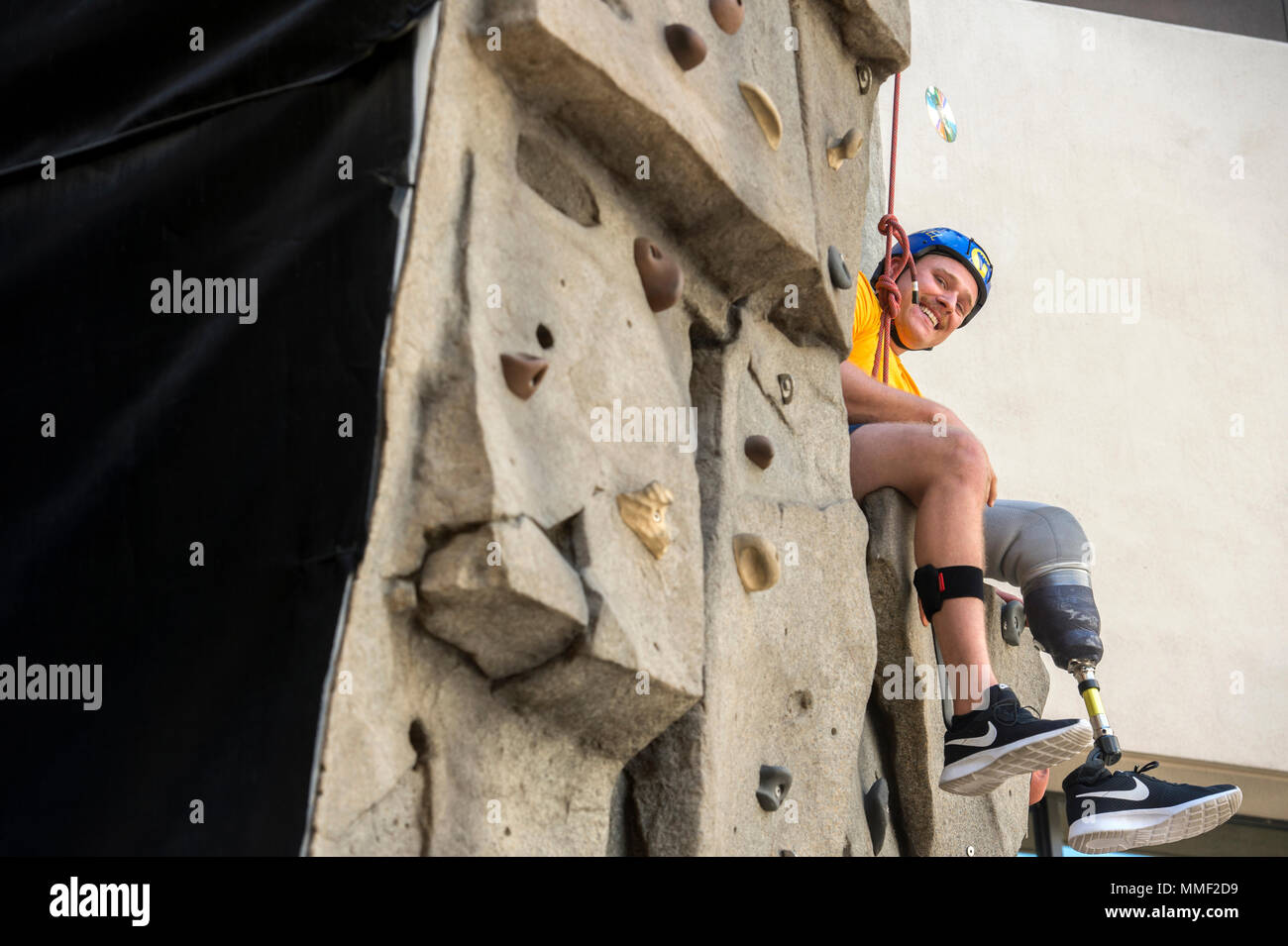 Navy Seaman Chirs Krobath, a patient at Naval Medical Center San Diego ...