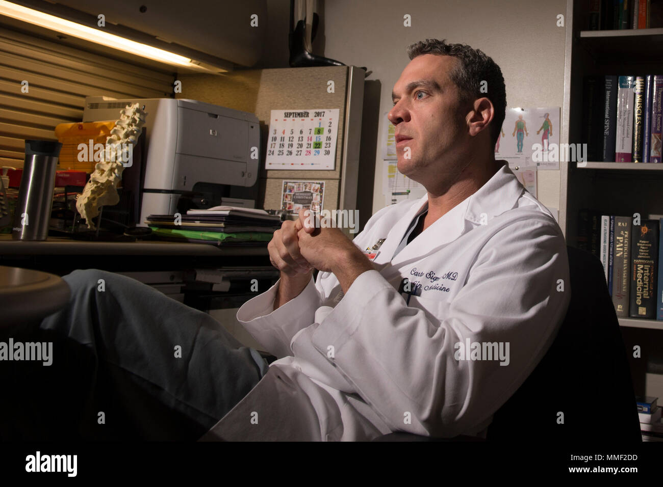 Dr. and Lt. Cmdr. Carter Sigmon speaks about treating patients at Naval ...