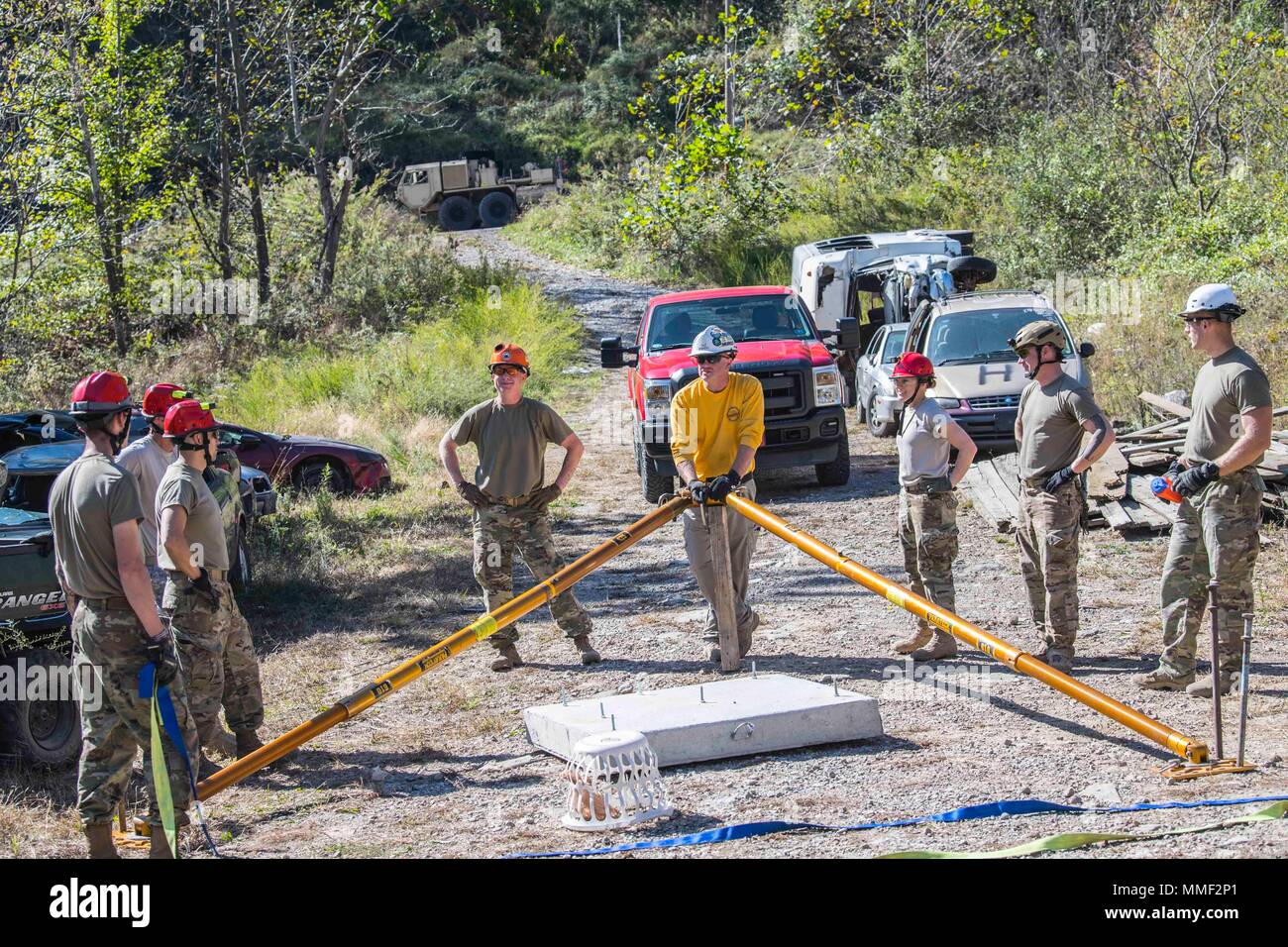 Soldiers and Airmen with the The West Virginia National Guard’s Joint ...