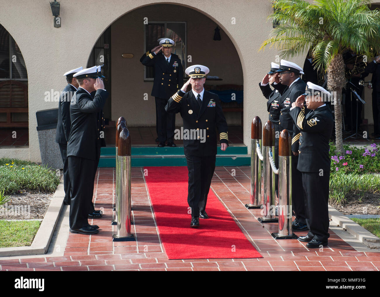 171109-N-OE873-1009 SAN DIEGO (Nov. 9, 2017) — Capt. Mark A. Melson ...