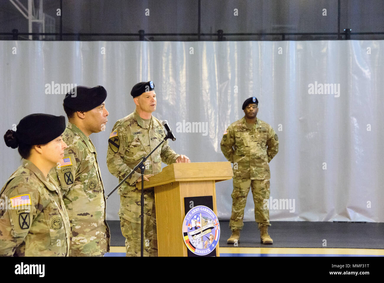 From left, U.S. Army Command Sgt. Maj. Samara L. Pitre, the new U.S ...