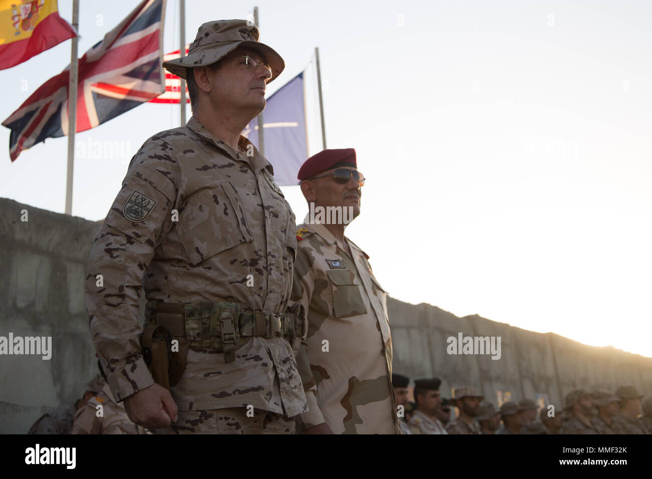 Spanish Army Brig. Gen. D. Luis Martín-Rabadán, Commanding Officer of ...