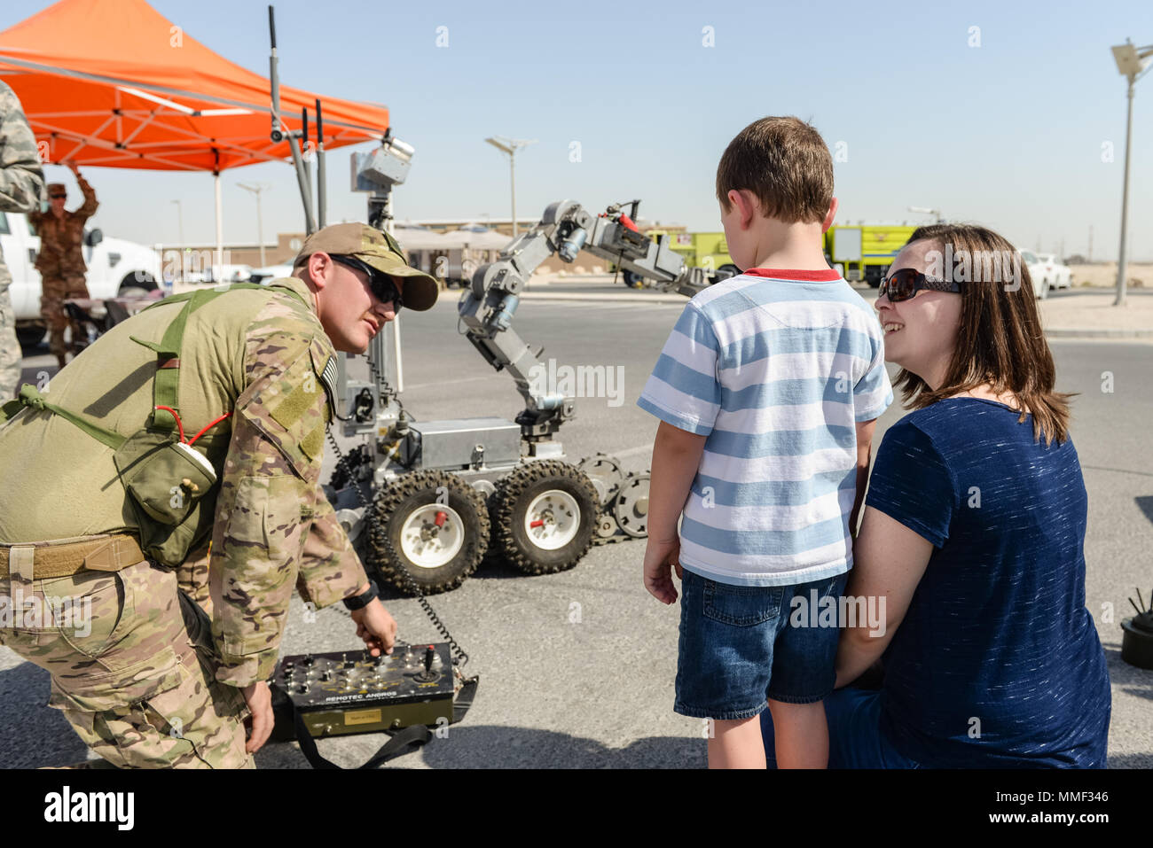 U.S. Air Force Staff Sgt. Weston Cobb, explosive ordnance technician ...