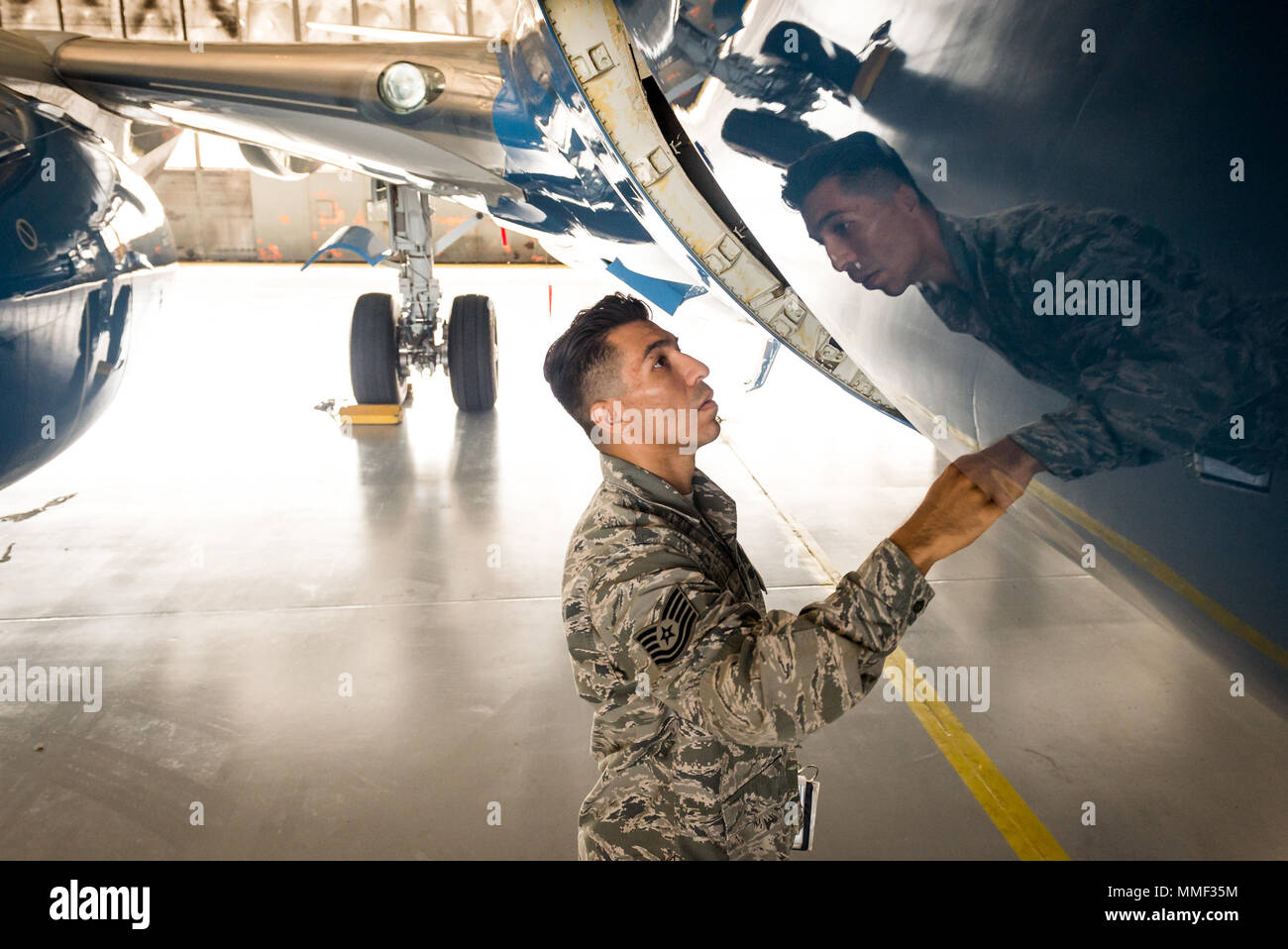 Tech Sgt. Jessie Sosa, a Special Air Missions Crew Chief with the 89th ...