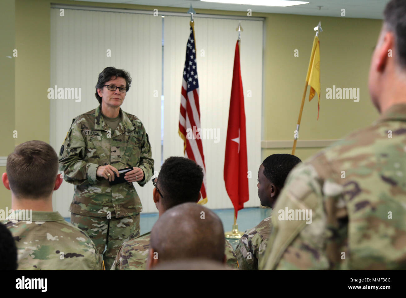 U.S. Army Brig. Gen. Deborah L. Kotulich, commander of the 143rd ...