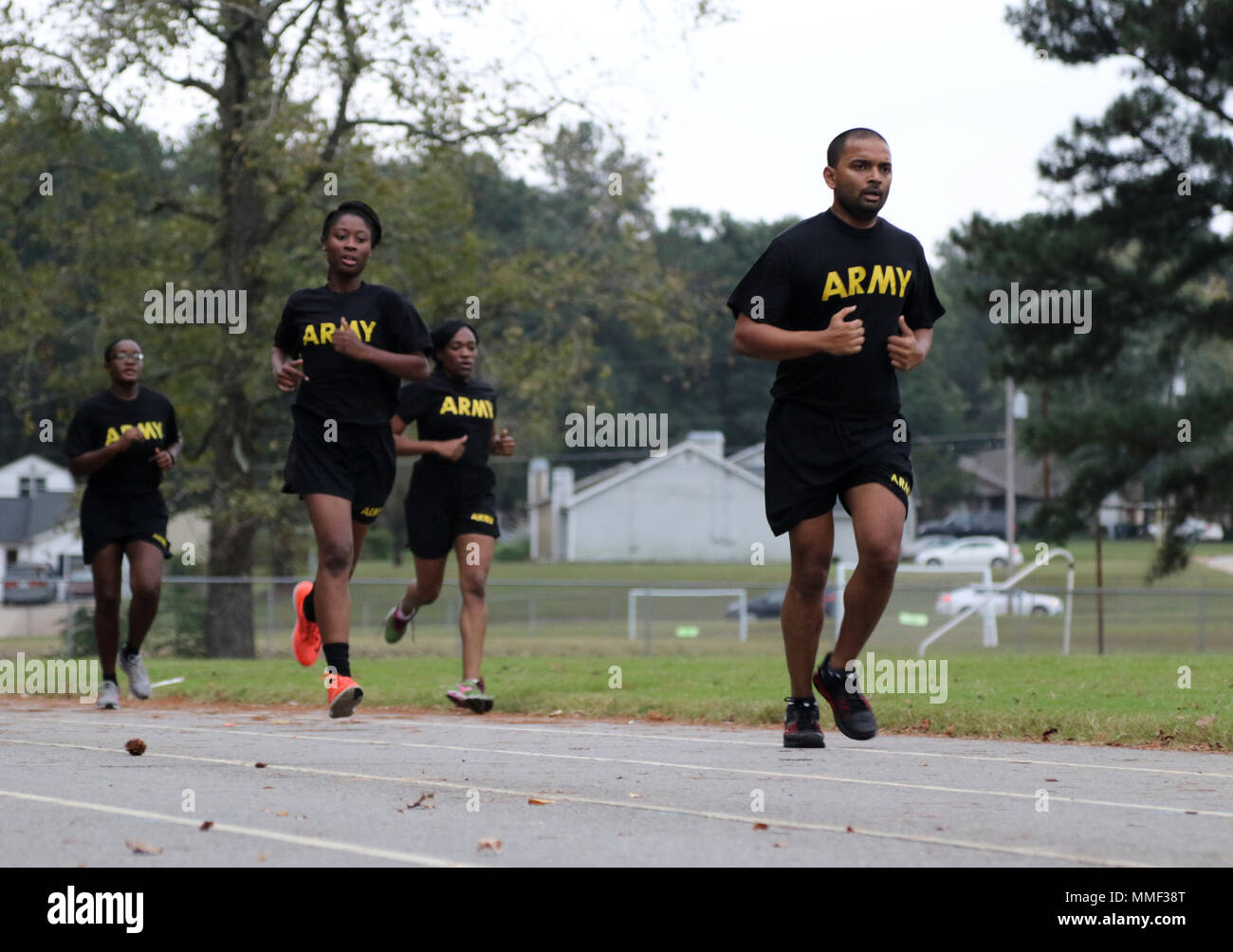 The 642nd Regional Support Group held an Army Physical Fitness Test the ...