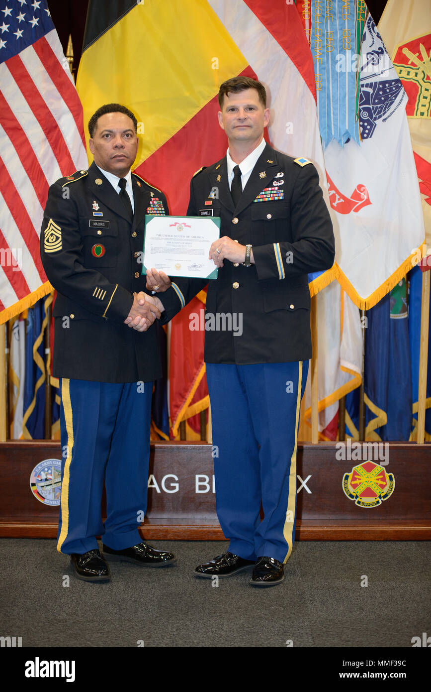 U.S Army Col. Kurt Connell, commander, U.S. Army Garrison Benelux ...