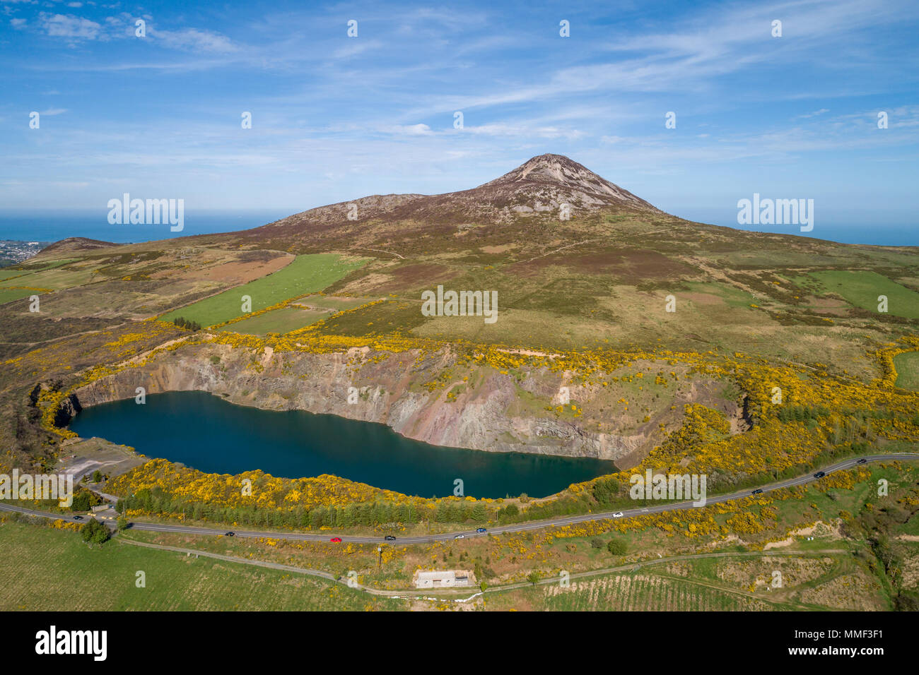 The Great Sugar Loaf mountain in east County Wicklow, Ireland Stock ...