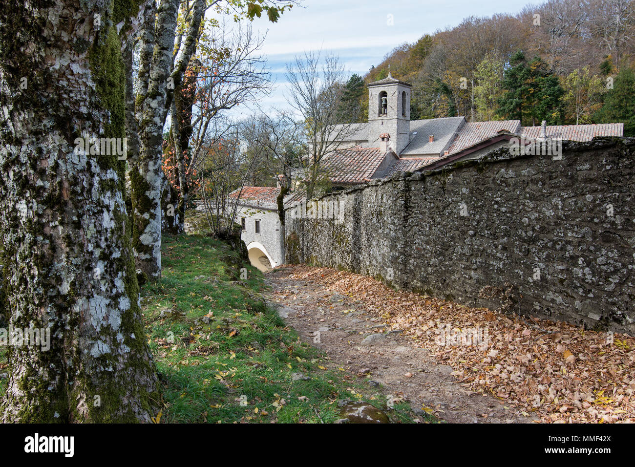 La verna famous franciscan monastery hi-res stock photography and ...