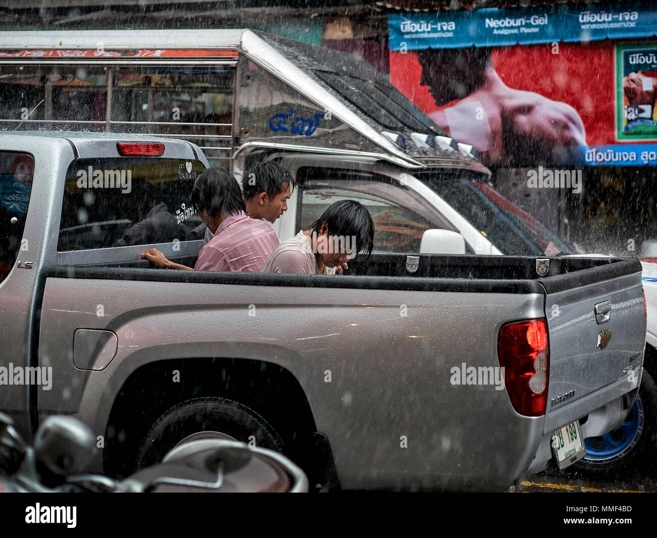 People caught rain hi-res stock photography and images - Alamy
