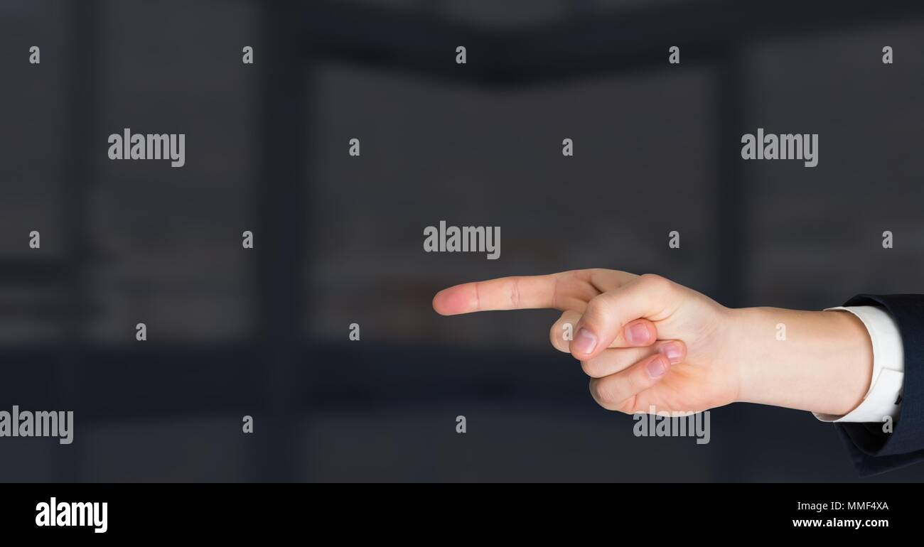 Finger pointing on glass hi-res stock photography and images - Alamy