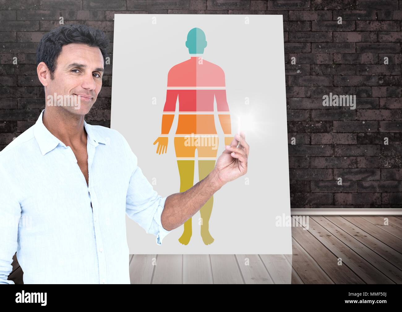 Human body standing black hi-res stock photography and images - Alamy